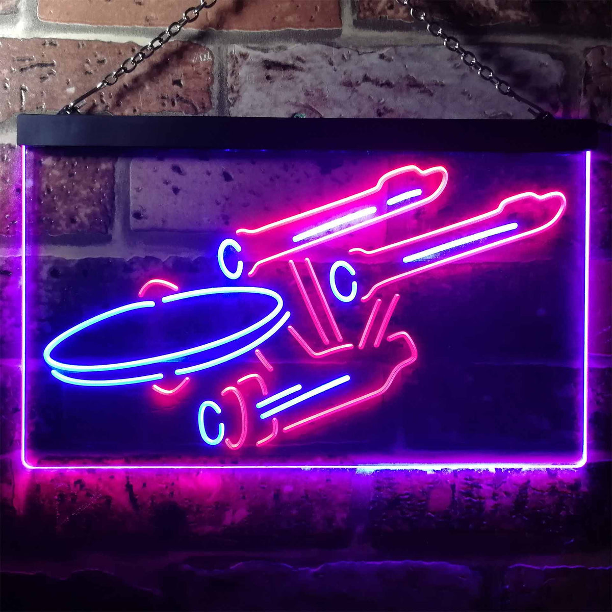 Star Trek Enterprise Starships Neon-like LED Sign on sale!