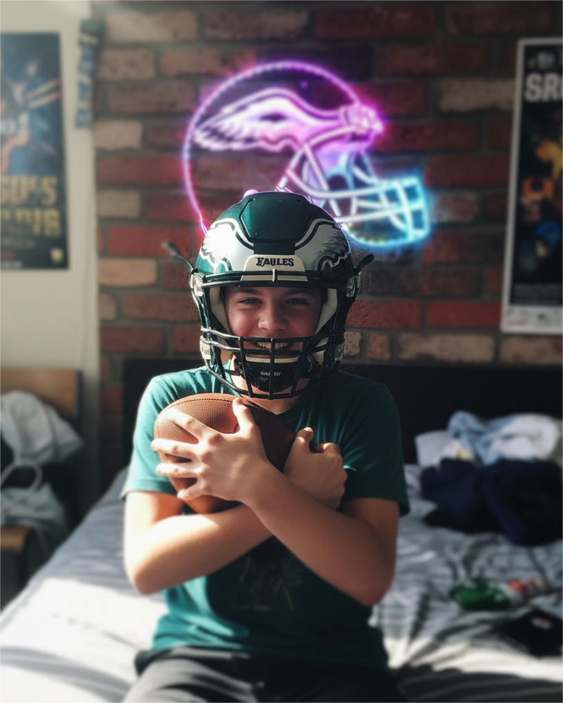 NFL Philadelphia Eagles Football Club Neon LED Sign - Dynamic RGB ...