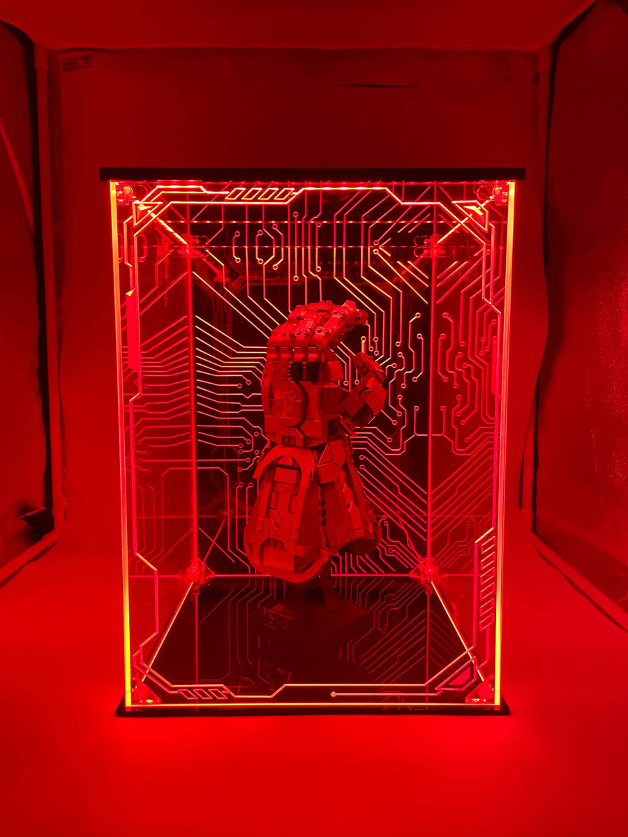 Custom LED Display Case For Lego Infinity Gauntlet Set 76191 | PROLEDSIGN