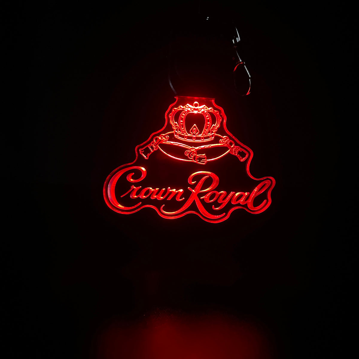 Crown Royal LED Light Acrylic Keychain