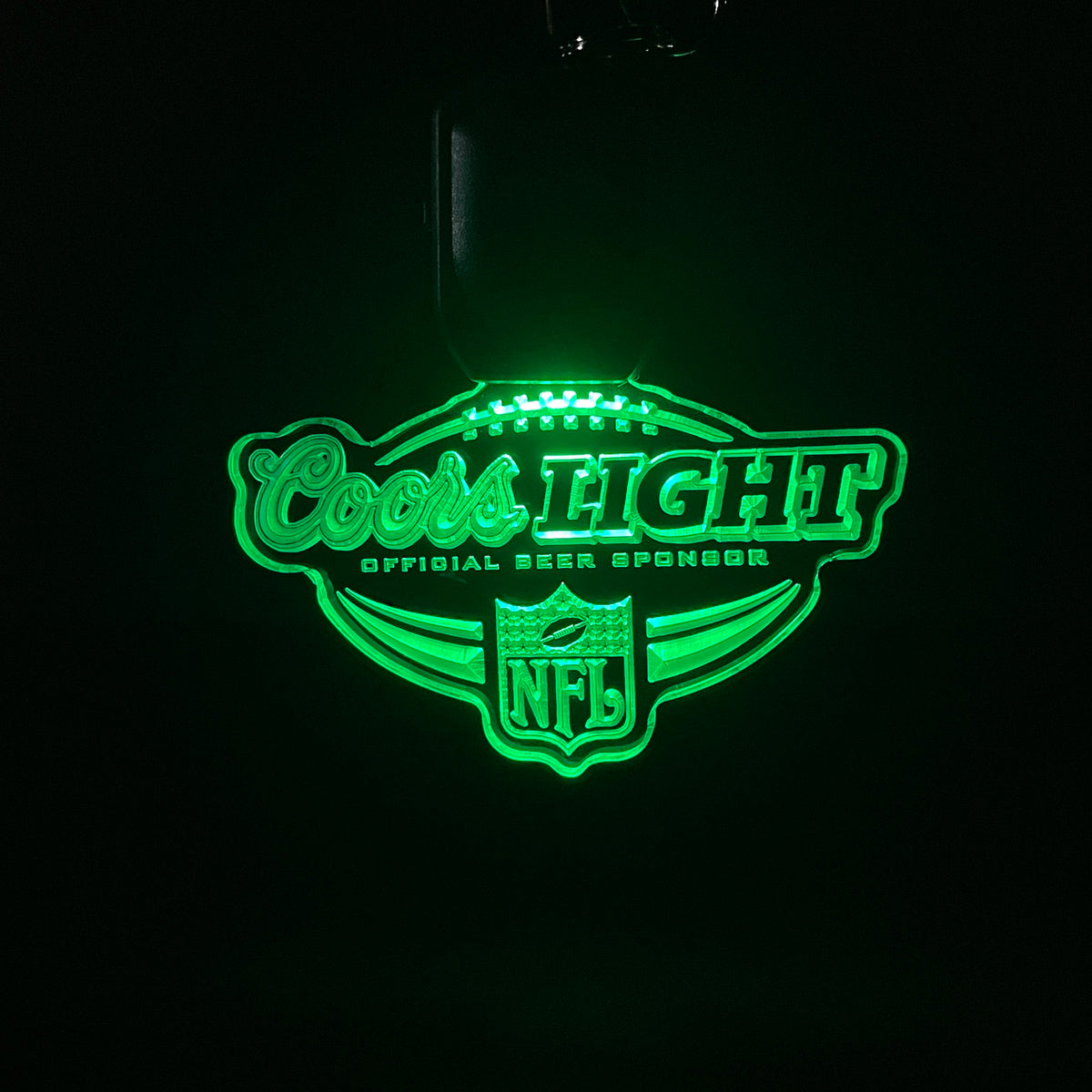 coors light nfl LED Light Acrylic Keychain