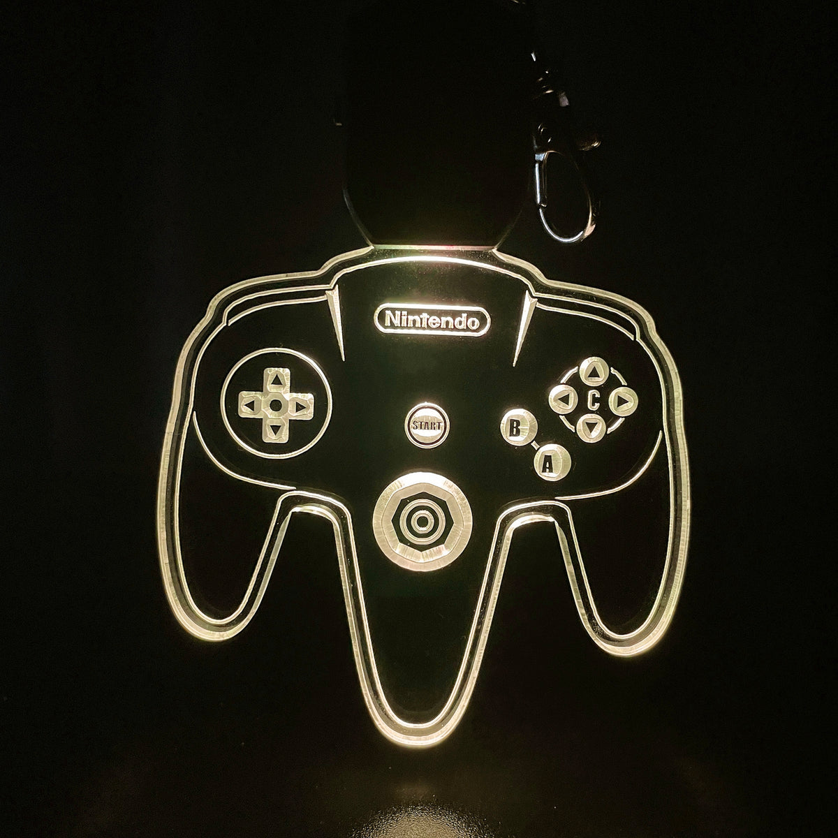Nintendo Controller LED Light Acrylic Keychain