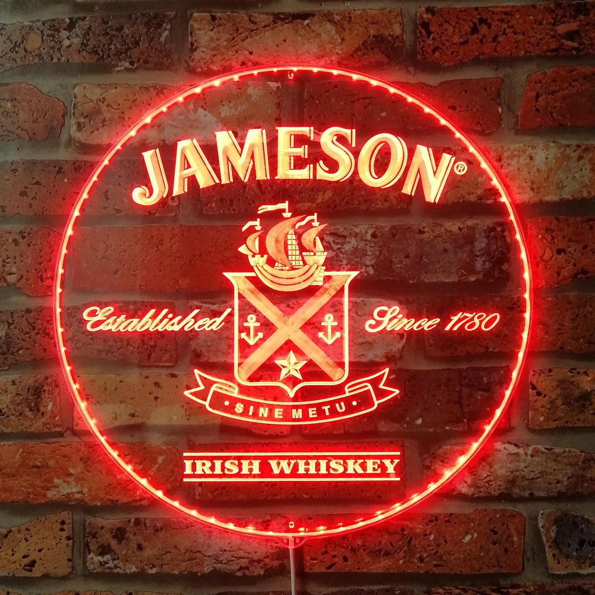Jameson Bar Dynamic RGB Edge Lit LED Sign | PROLEDSIGN
