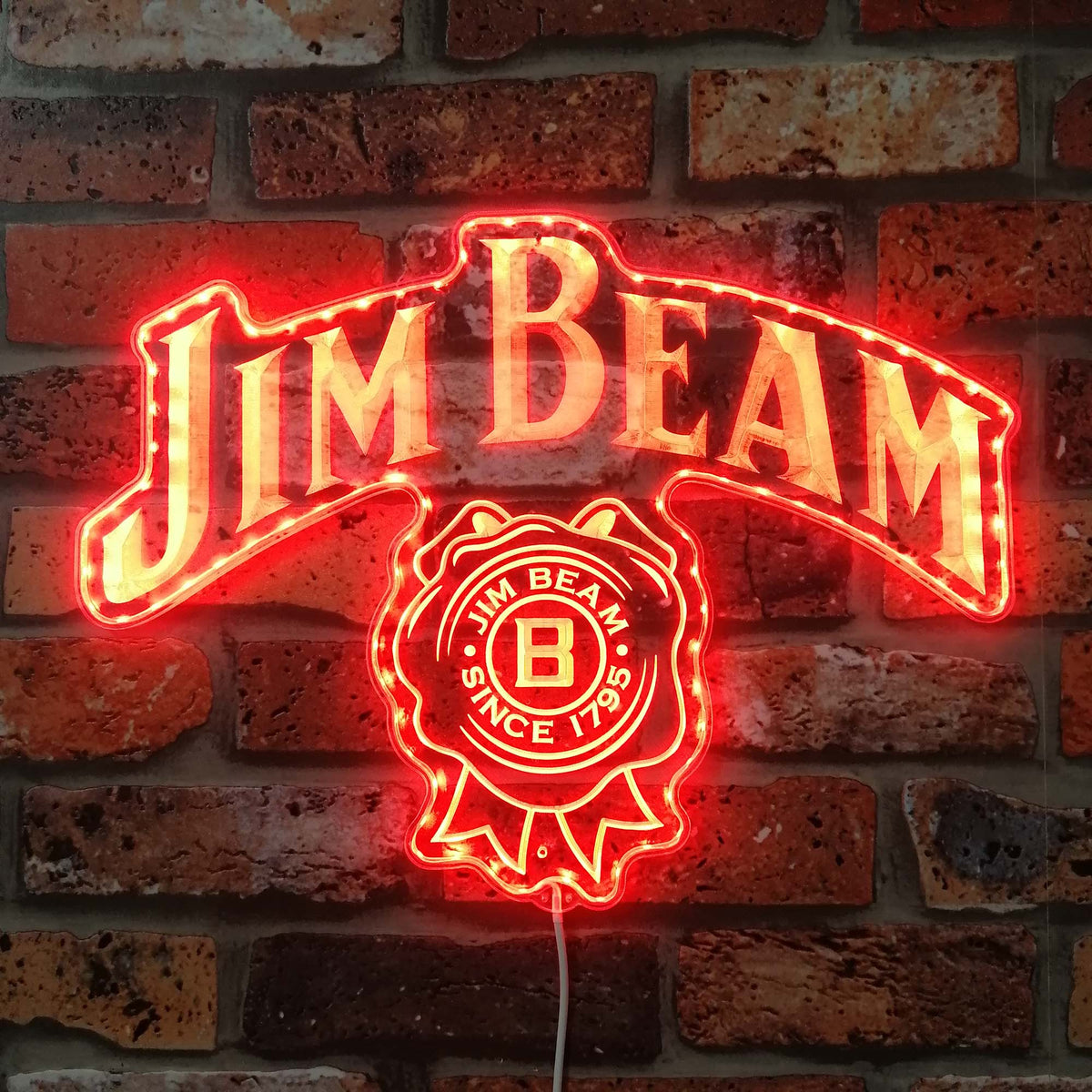 Jim beam Dynamic RGB Edge Lit LED Sign | PROLEDSIGN