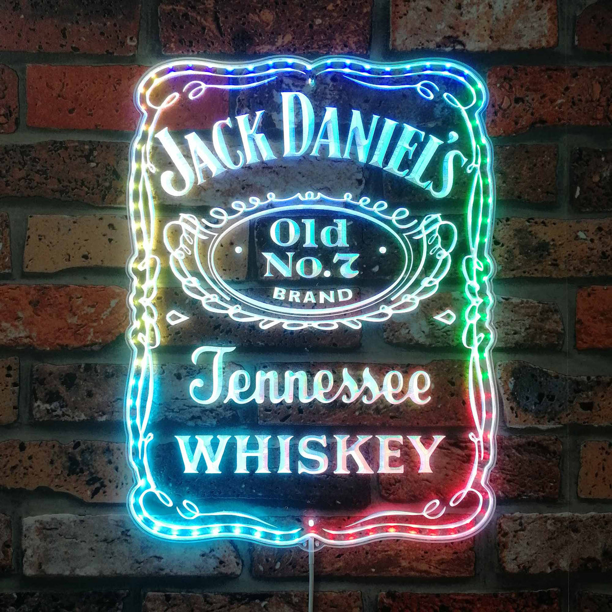 Jack Daniel Dynamic RGB Edge Lit LED Sign | PROLEDSIGN