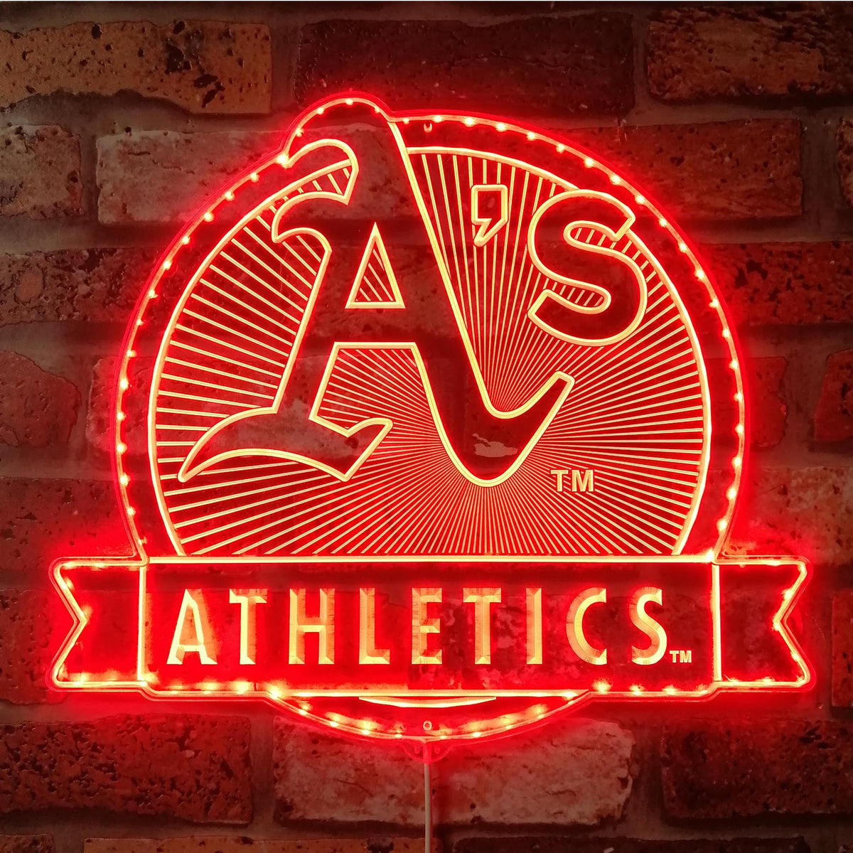 Athletics Dynamic RGB Edge Lit LED Sign | PROLEDSIGN