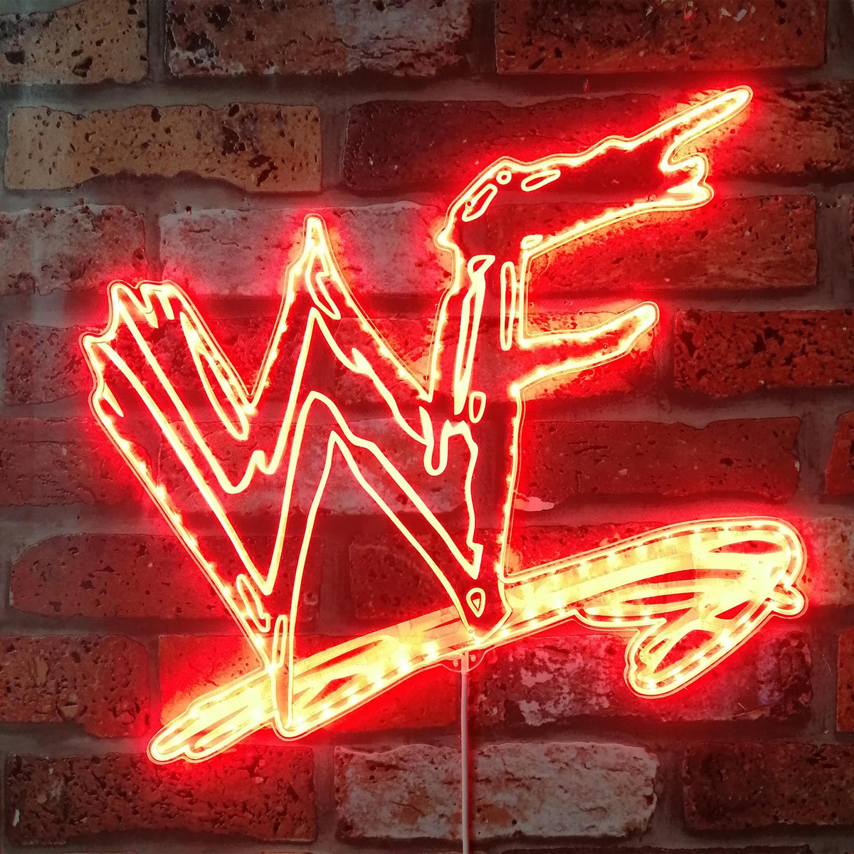 WWE Dynamic RGB Edge Lit LED Sign | PROLEDSIGN
