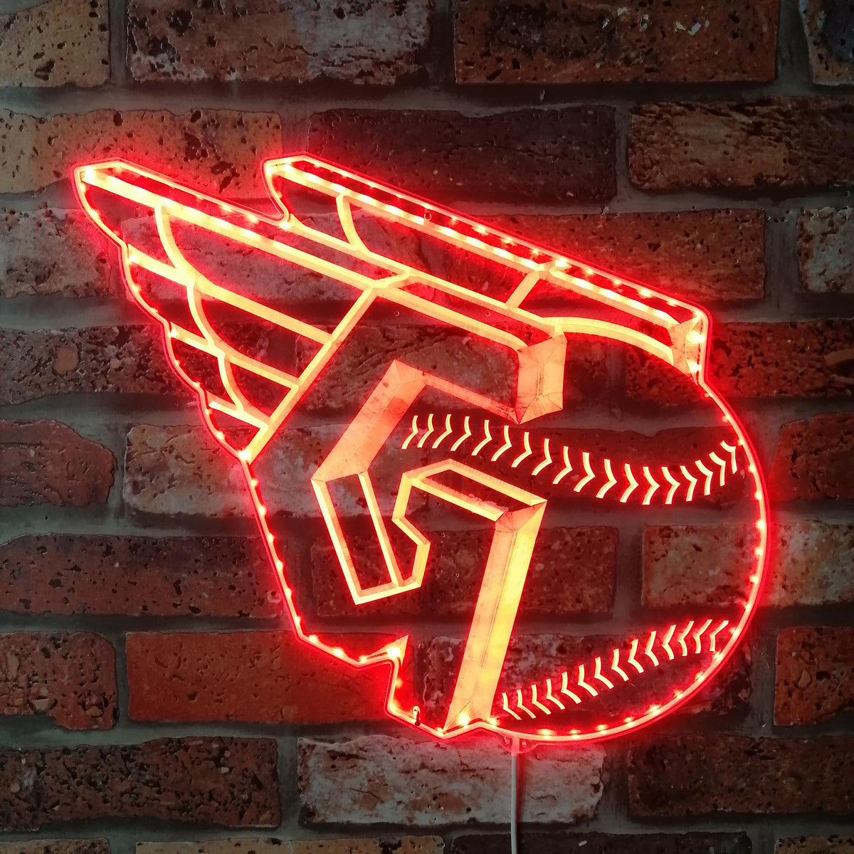 Cleveland Guardians Dynamic RGB Edge Lit LED Sign | PROLEDSIGN