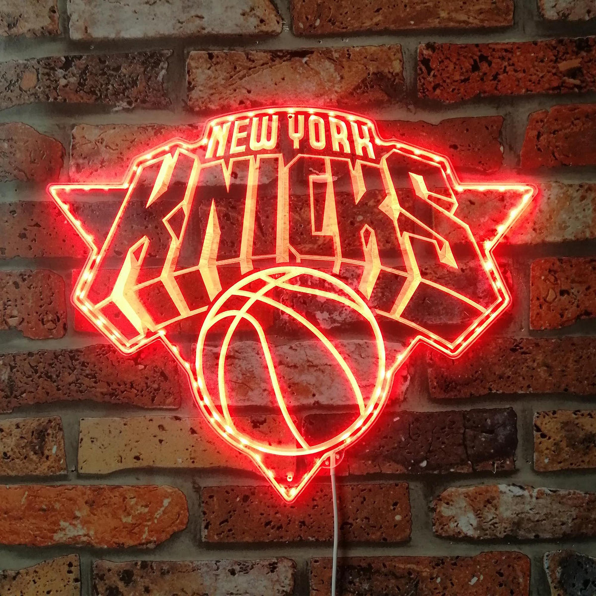 New York Knicks Dynamic RGB Edge Lit LED Sign | PROLEDSIGN