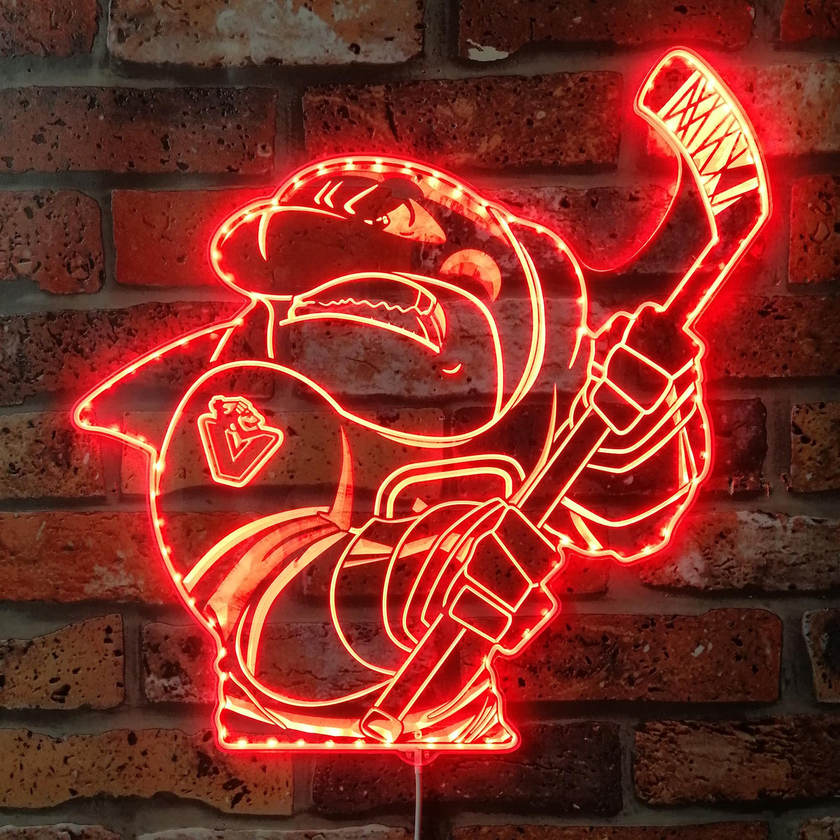 Vancouver Canucks BarDown Dynamic RGB Edge Lit LED Sign | PROLEDSIGN
