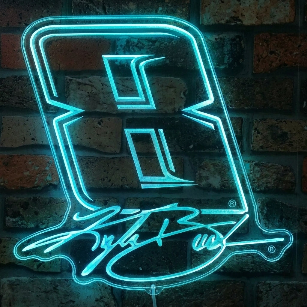 Kyle Busch Dynamic RGB Edge Lit LED Sign | PROLEDSIGN