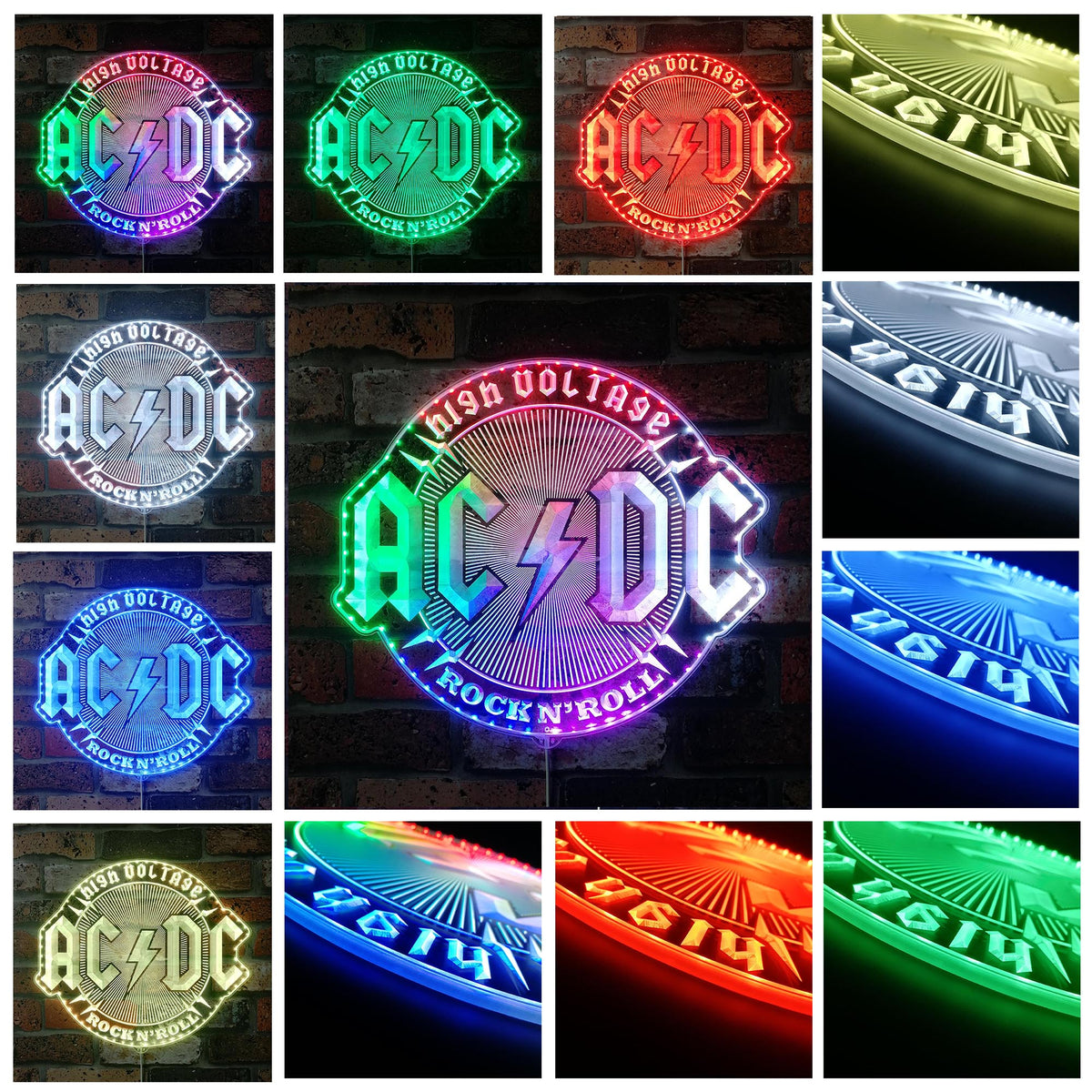 ACDC Dynamic RGB Edge Lit LED Sign | PROLEDSIGN