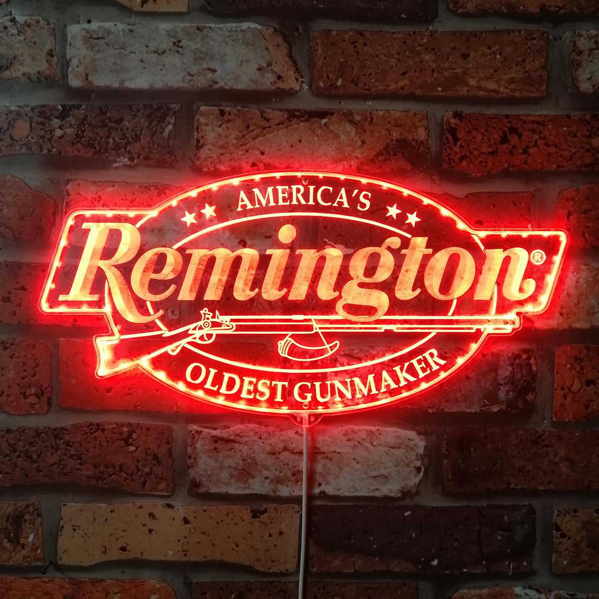 Remington Dynamic RGB Edge Lit LED Sign | PROLEDSIGN
