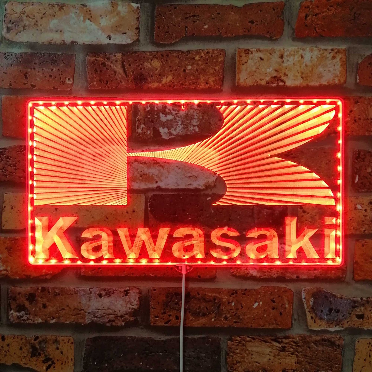 Kawasaki Dynamic RGB Edge Lit LED Sign | PROLEDSIGN