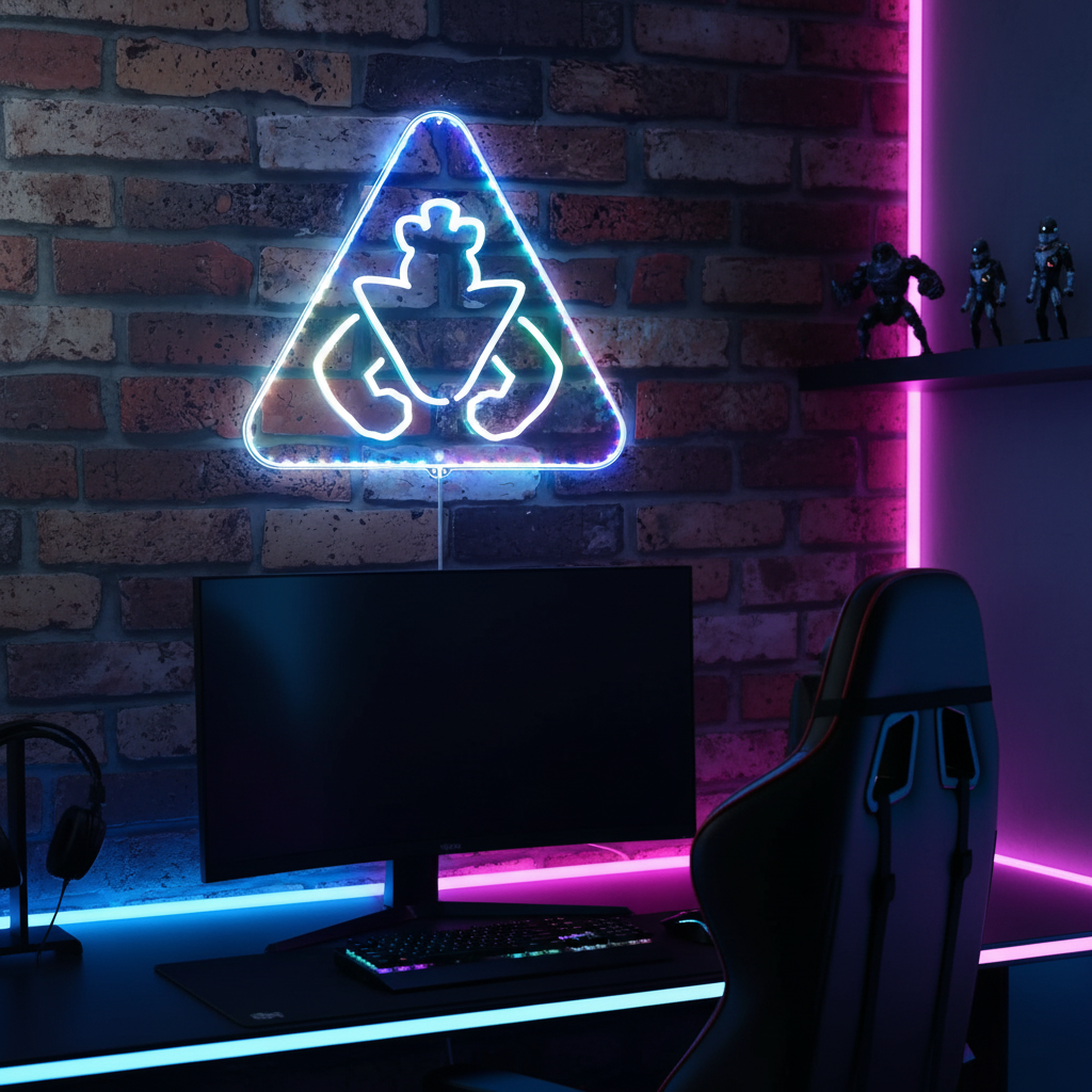 Five Nights at Freddy's Security Breach Dynamic RGB Edge Lit LED Sign ...