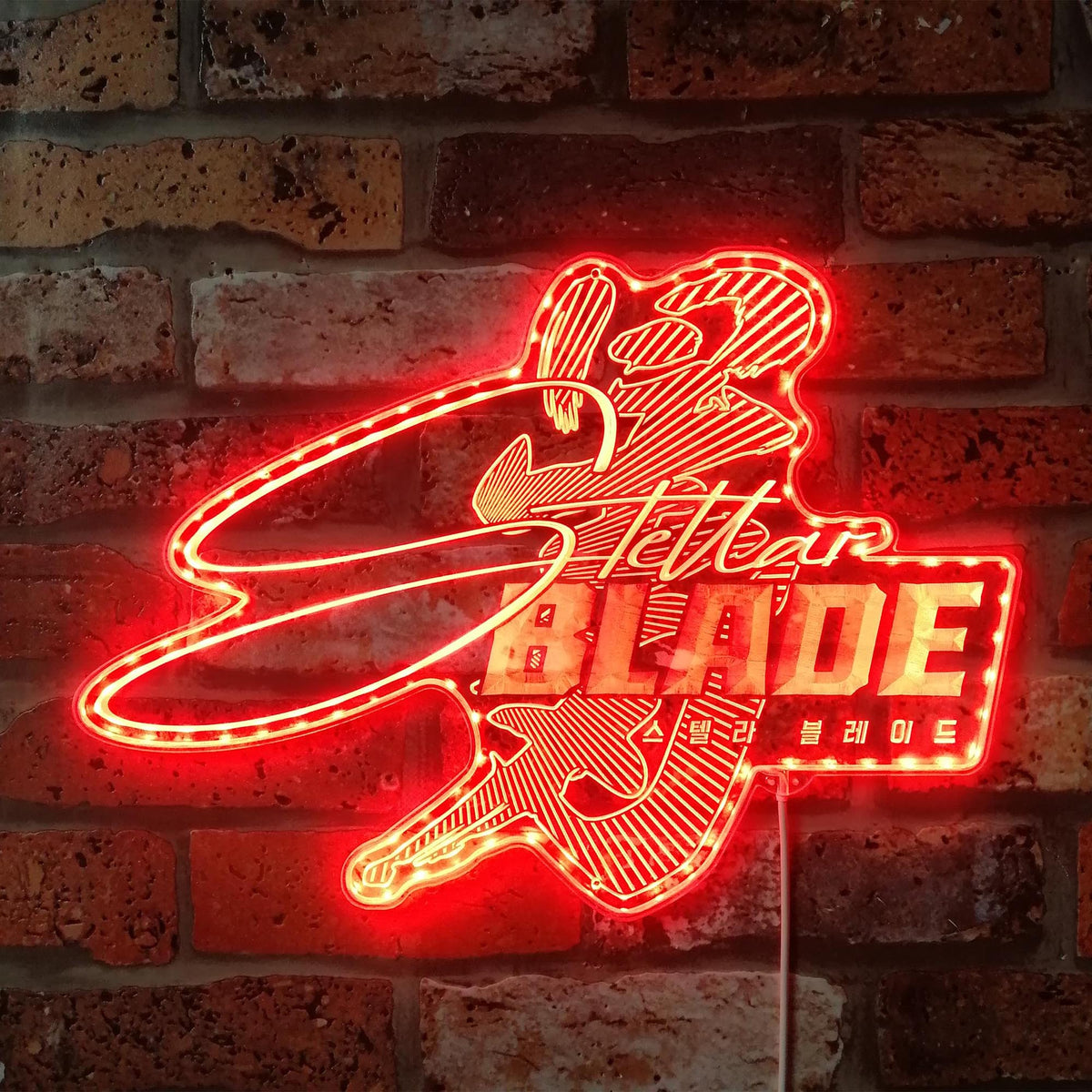 Stellar Blade Dynamic RGB Edge Lit LED Sign | PROLEDSIGN
