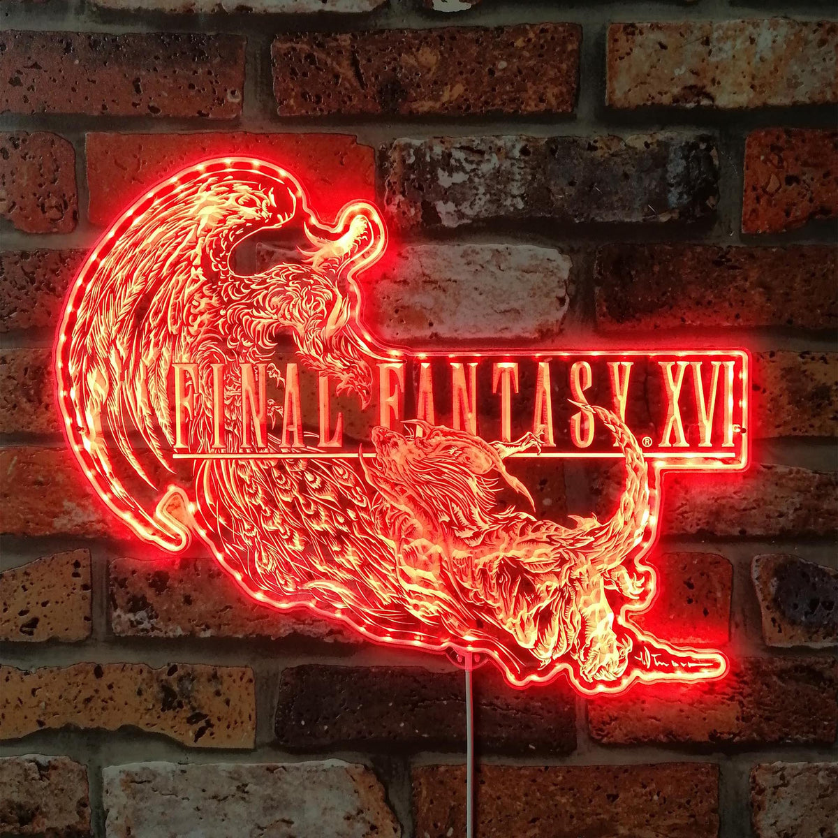 Final Fantasy 16 Dynamic RGB Edge Lit LED Sign | PROLEDSIGN