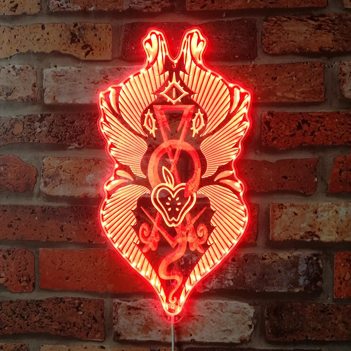 Hazbin Hotel Wall Art Dynamic RGB Edge Lit LED Sign | PROLEDSIGN