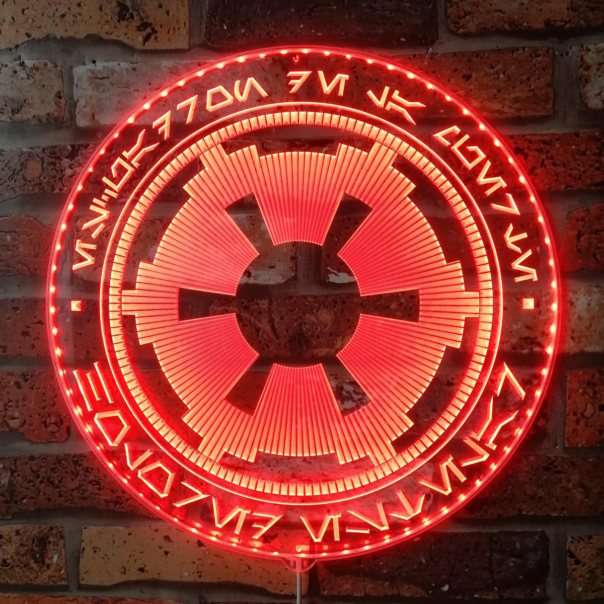 Star Wars Galactic Empire Dynamic RGB Edge Lit LED Sign | PROLEDSIGN