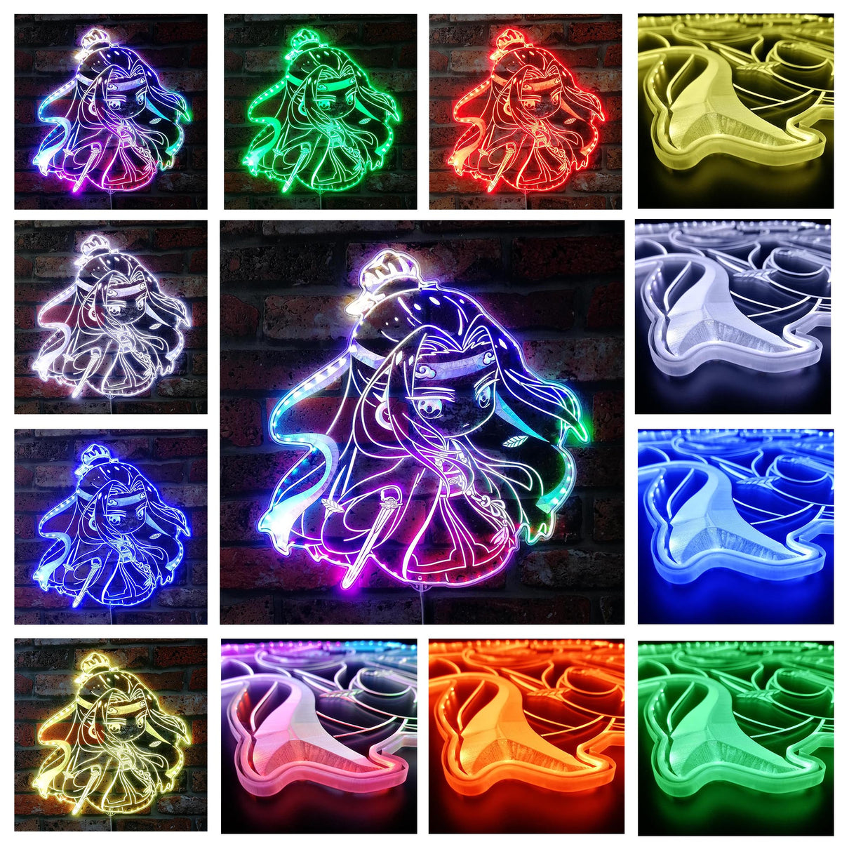 Mxtx Grandmaster of Demonic Cultivation Dynamic RGB Edge Lit LED Sign ...