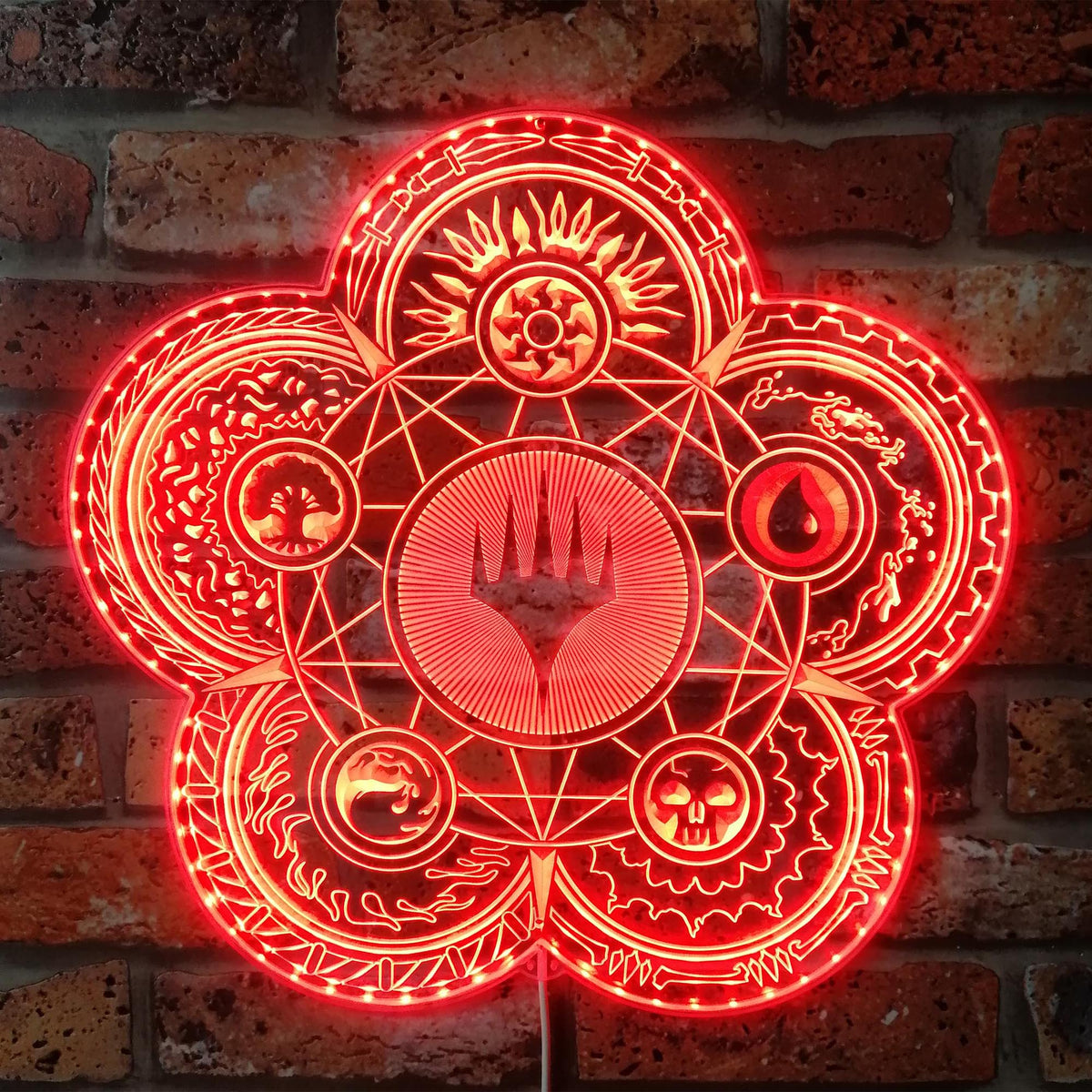 Magic the Gathering Dynamic RGB Edge Lit LED Sign | PROLEDSIGN