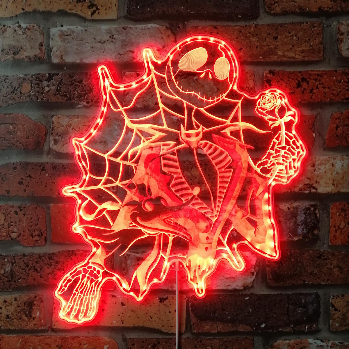 Nightmare before Christmas Dynamic RGB Edge Lit LED Sign | PROLEDSIGN