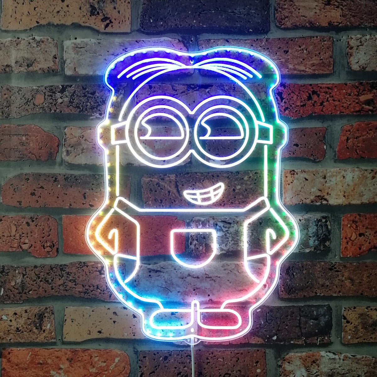 Minions Dynamic RGB Edge Lit LED Sign | PROLEDSIGN