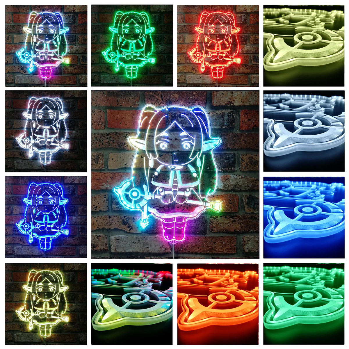 Frieren Dynamic RGB Edge Lit LED Sign | PROLEDSIGN