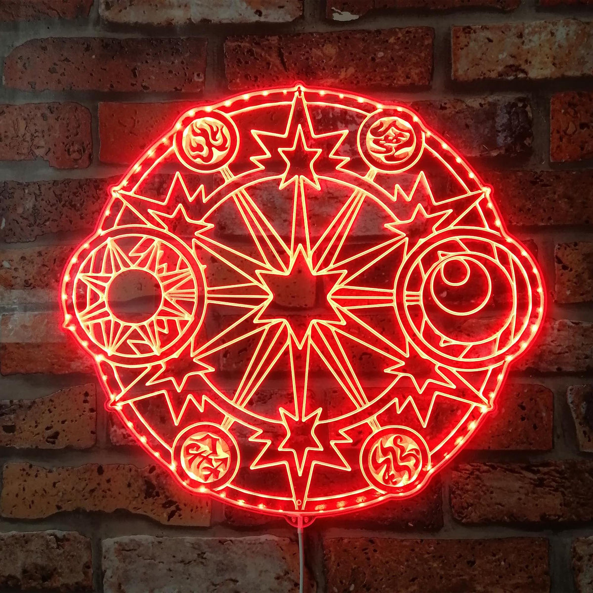 Cardcaptor Sakura Taro Dynamic RGB Edge Lit LED Sign | PROLEDSIGN