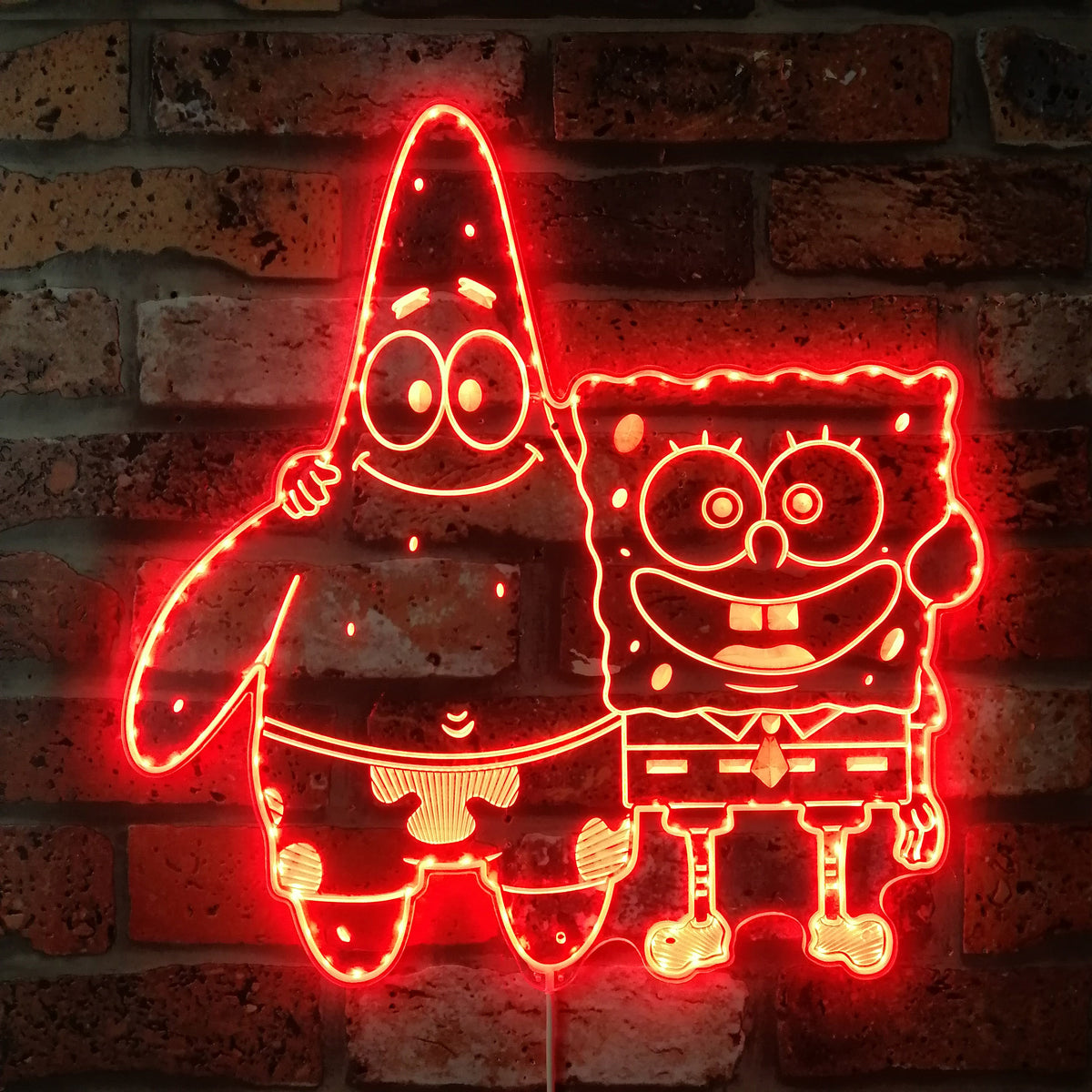 Spongebob Dynamic RGB Edge Lit LED Sign | PROLEDSIGN