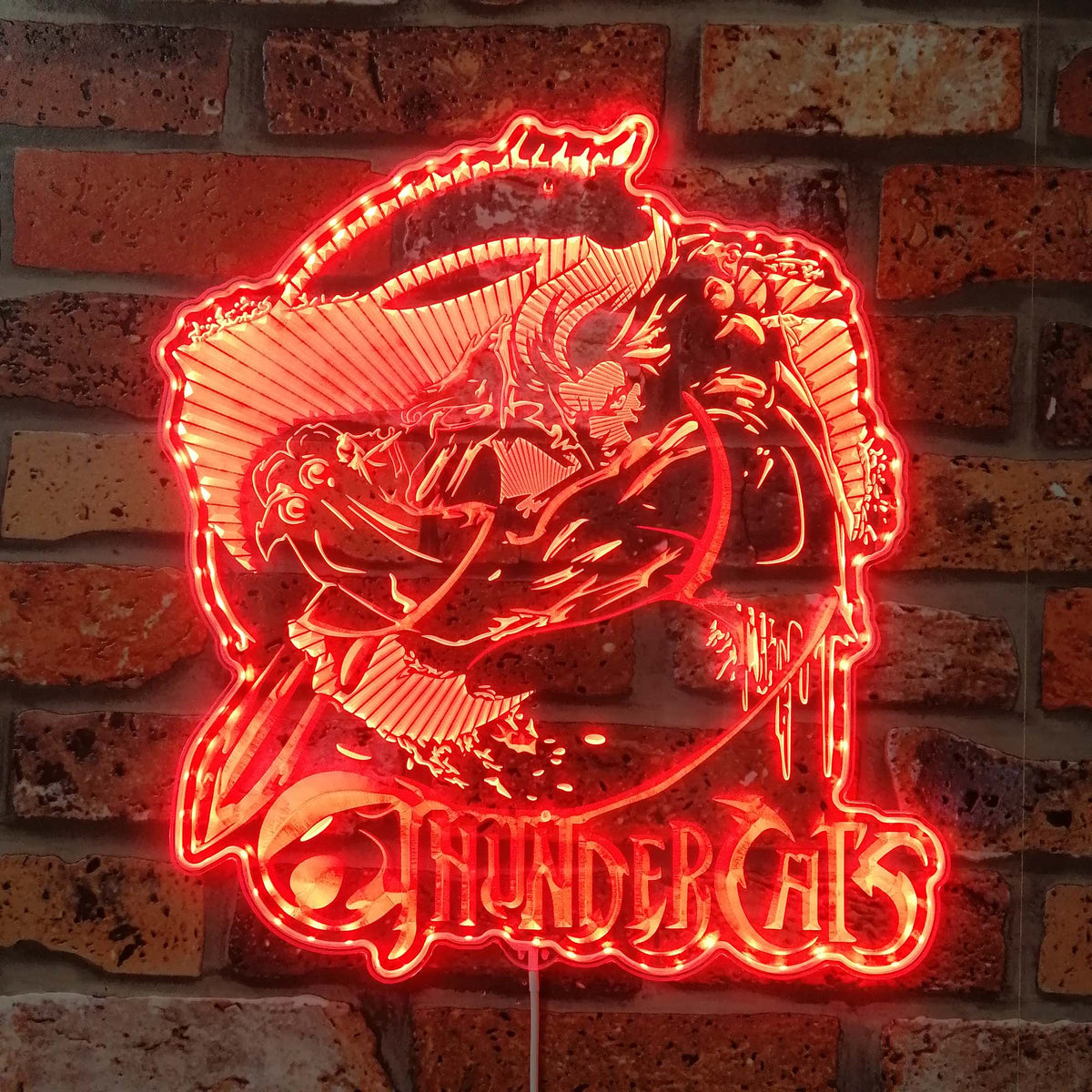 ThunderCats Dynamic RGB Edge Lit LED Sign | PROLEDSIGN