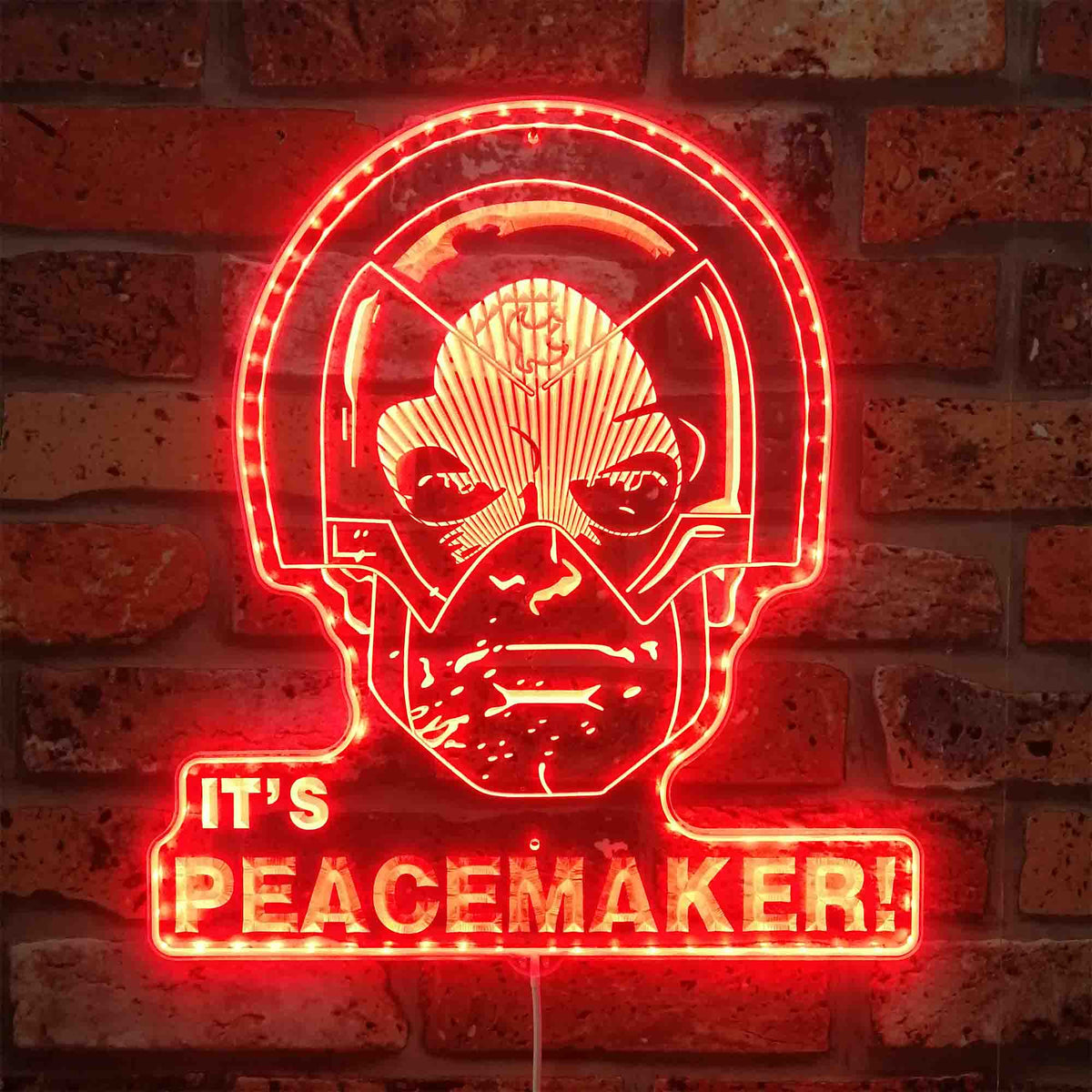 Peacemaker Dynamic RGB Edge Lit LED Sign | PROLEDSIGN
