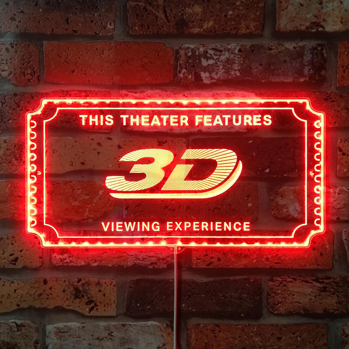 3D Home lovie Dynamic RGB Edge Lit LED Sign | PROLEDSIGN