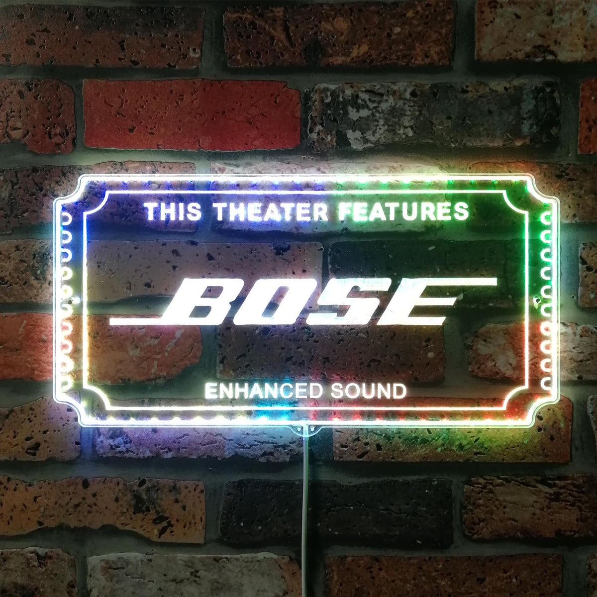 Bose Dynamic RGB Edge Lit LED Sign | PROLEDSIGN