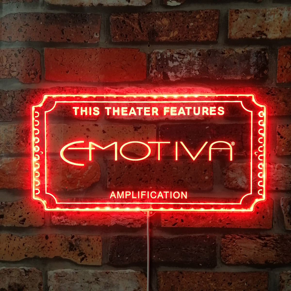 EMOTIVA Dynamic RGB Edge Lit LED Sign | PROLEDSIGN