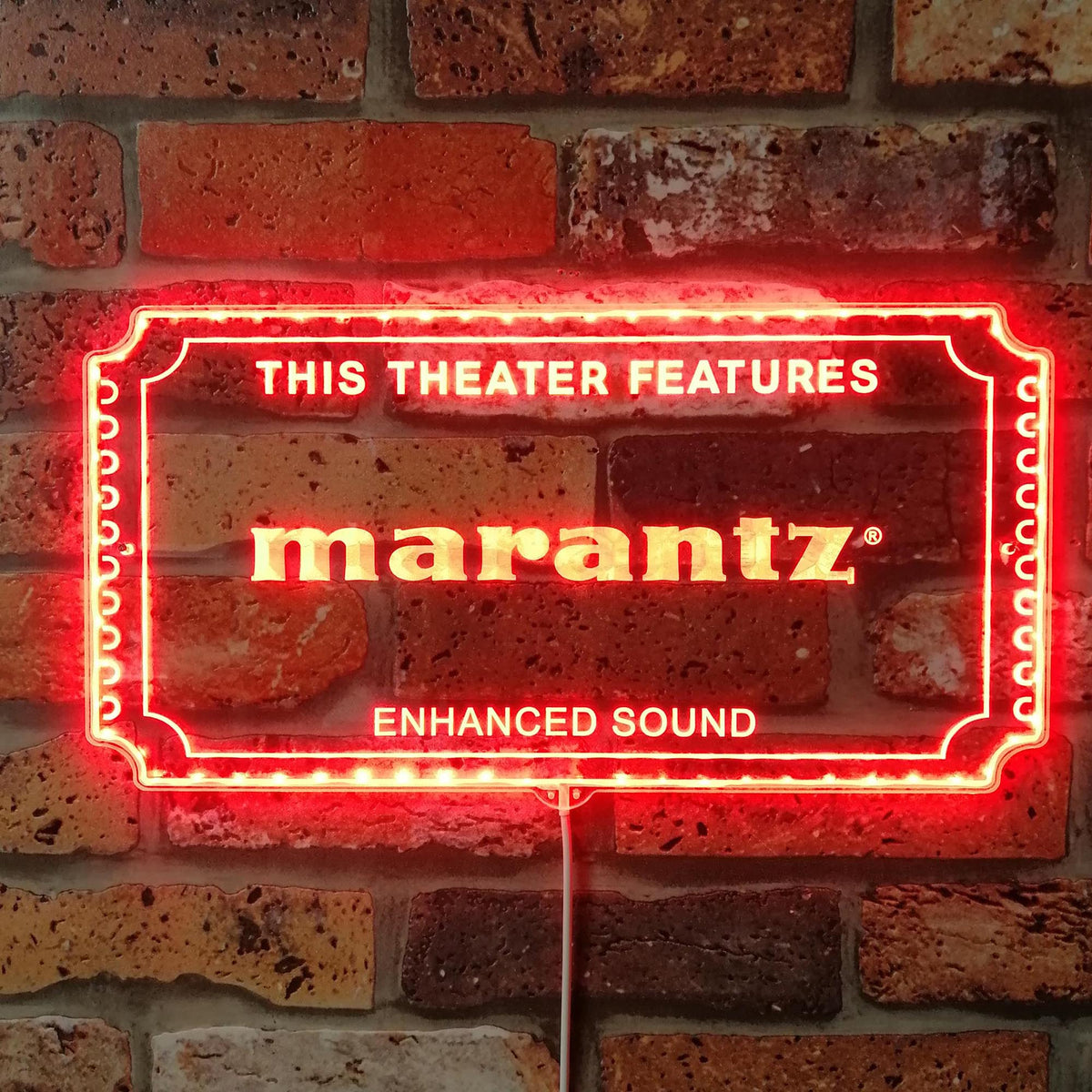 Marantz Dynamic RGB Edge Lit LED Sign | PROLEDSIGN