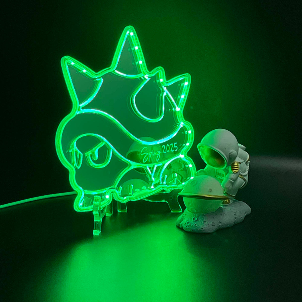 Mario Spiny Dynamic RGB Edge Lit LED Sign | PROLEDSIGN