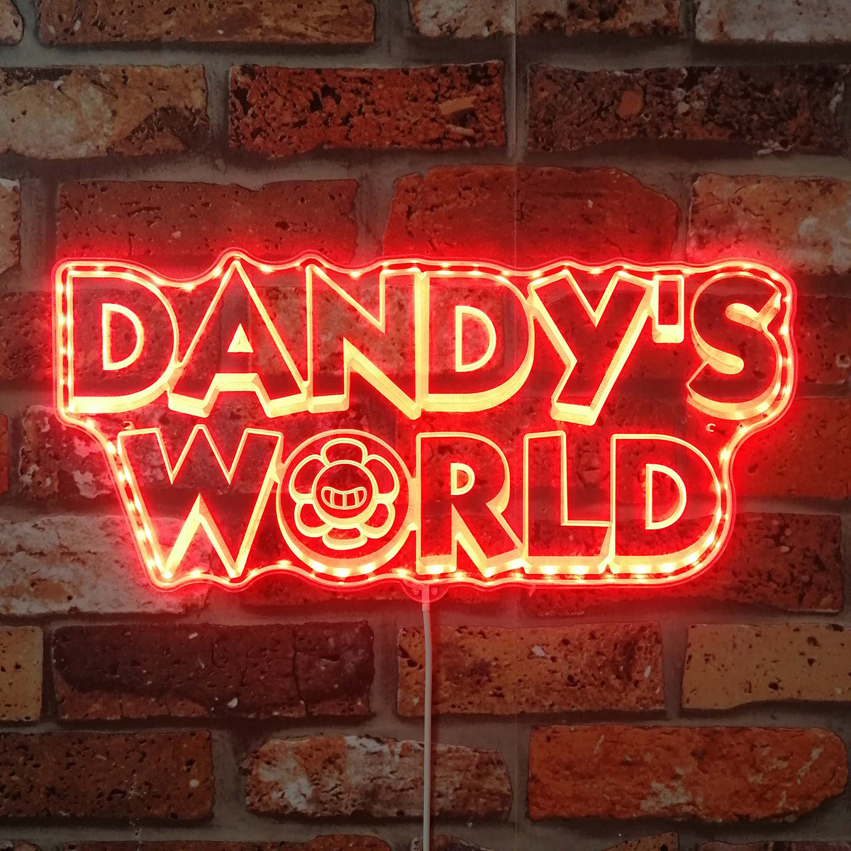 Dandy's World Dynamic RGB Edge Lit LED Sign | PROLEDSIGN