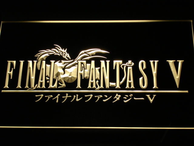 Final Fantasy V FF5 Neon LED Sign Bar For Sale | Pro LED SIGN