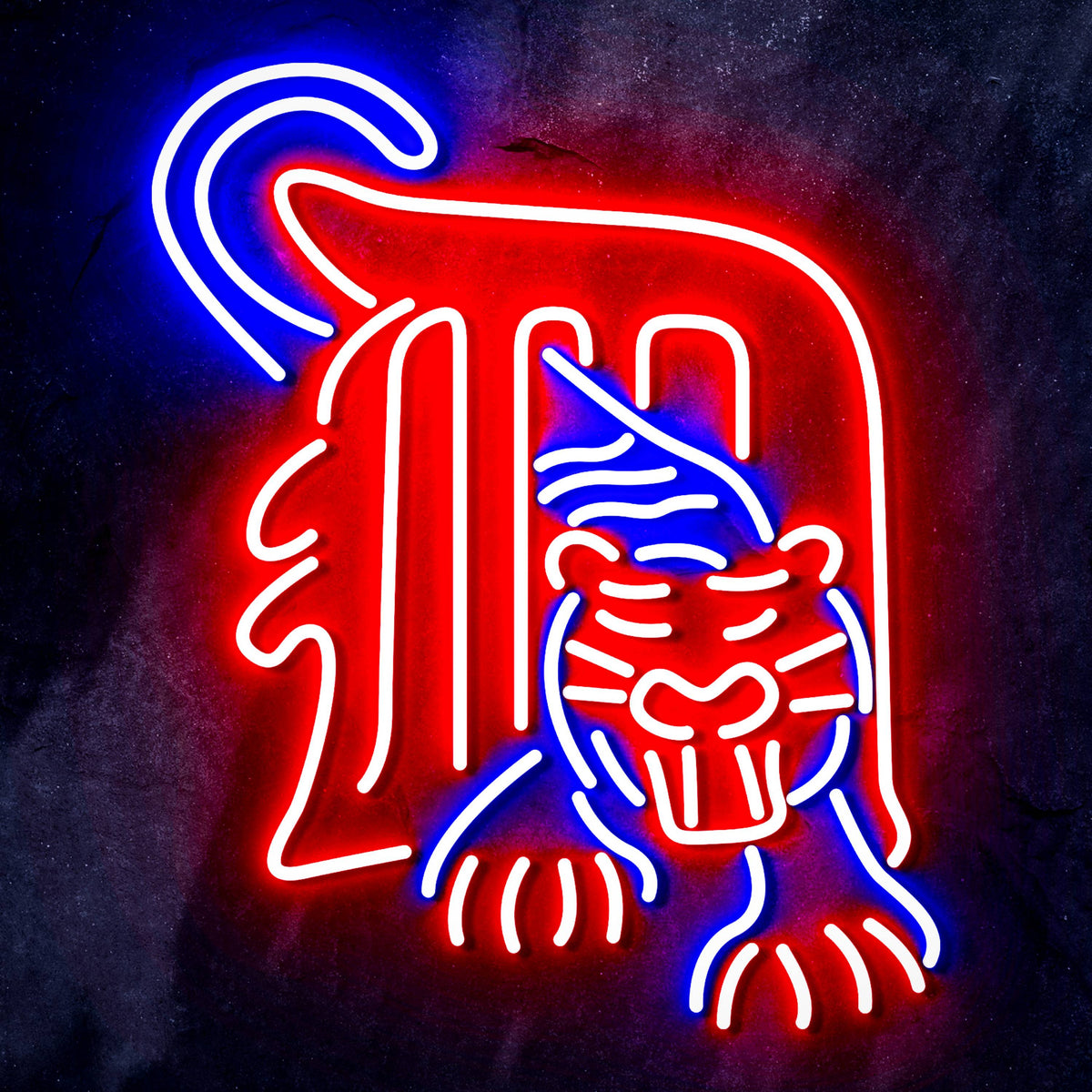 MLB Detroit Tigers Bar Neon Flex LED Sign | PRO LED SIGN