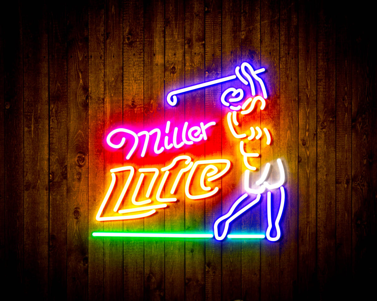 Miller Lite Golf Handmade Neon Flex LED Sign | PRO LED SIGN