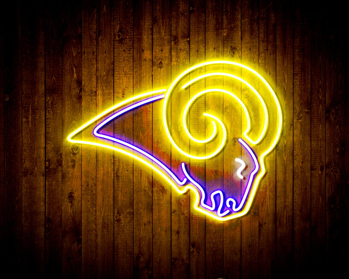 Los Angeles Rams Neon Bar LED Sign | PRO LED SIGN