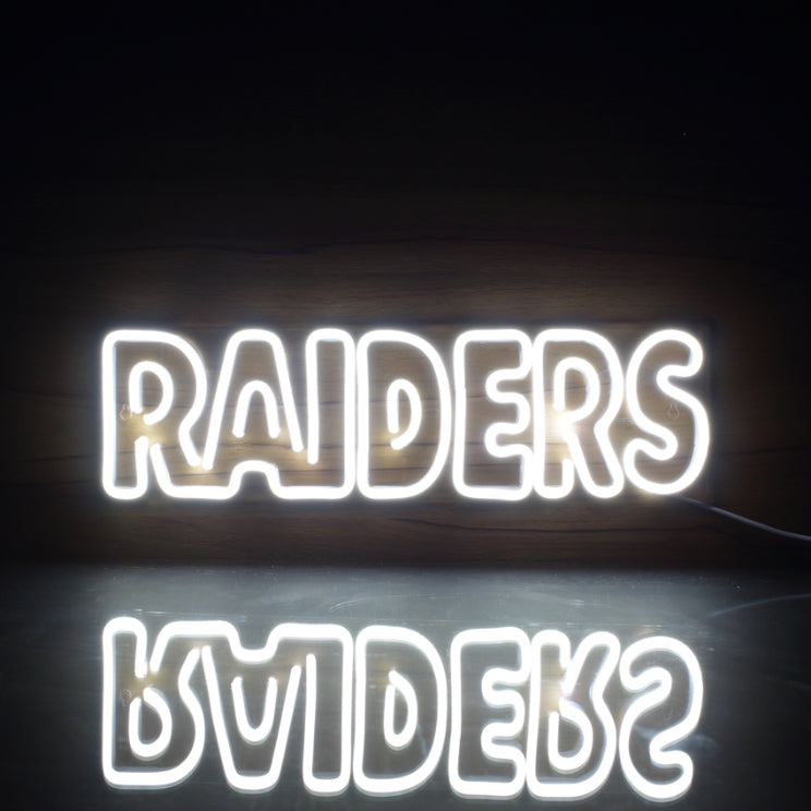 NFL RAIDERS Handmade Neon Flex LED Sign | Birthday Gift For Him