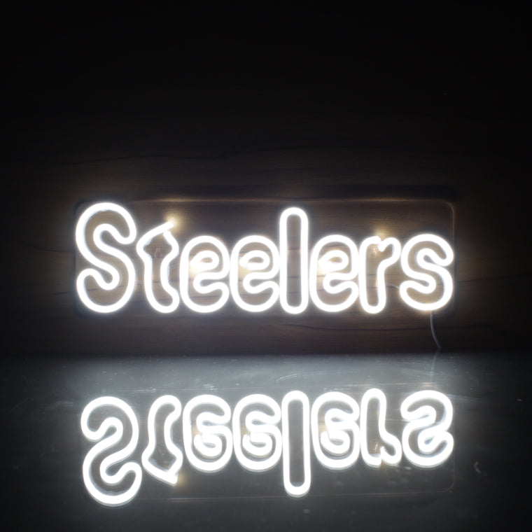 NFL STEELERS Handmade Neon Flex LED Sign | Birthday Gift For Him
