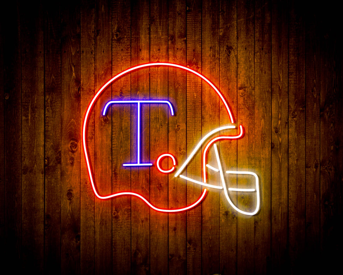NFL Helmet Tennessee Titans Handmade Neon Flex LED Sign | PRO LED SIGN