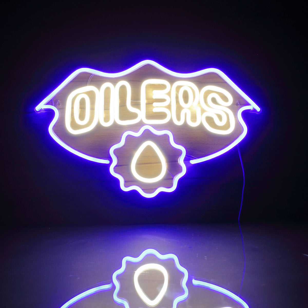 NHL Edmonton Oilers Handmade Neon Flex LED Sign | PRO LED SIGN