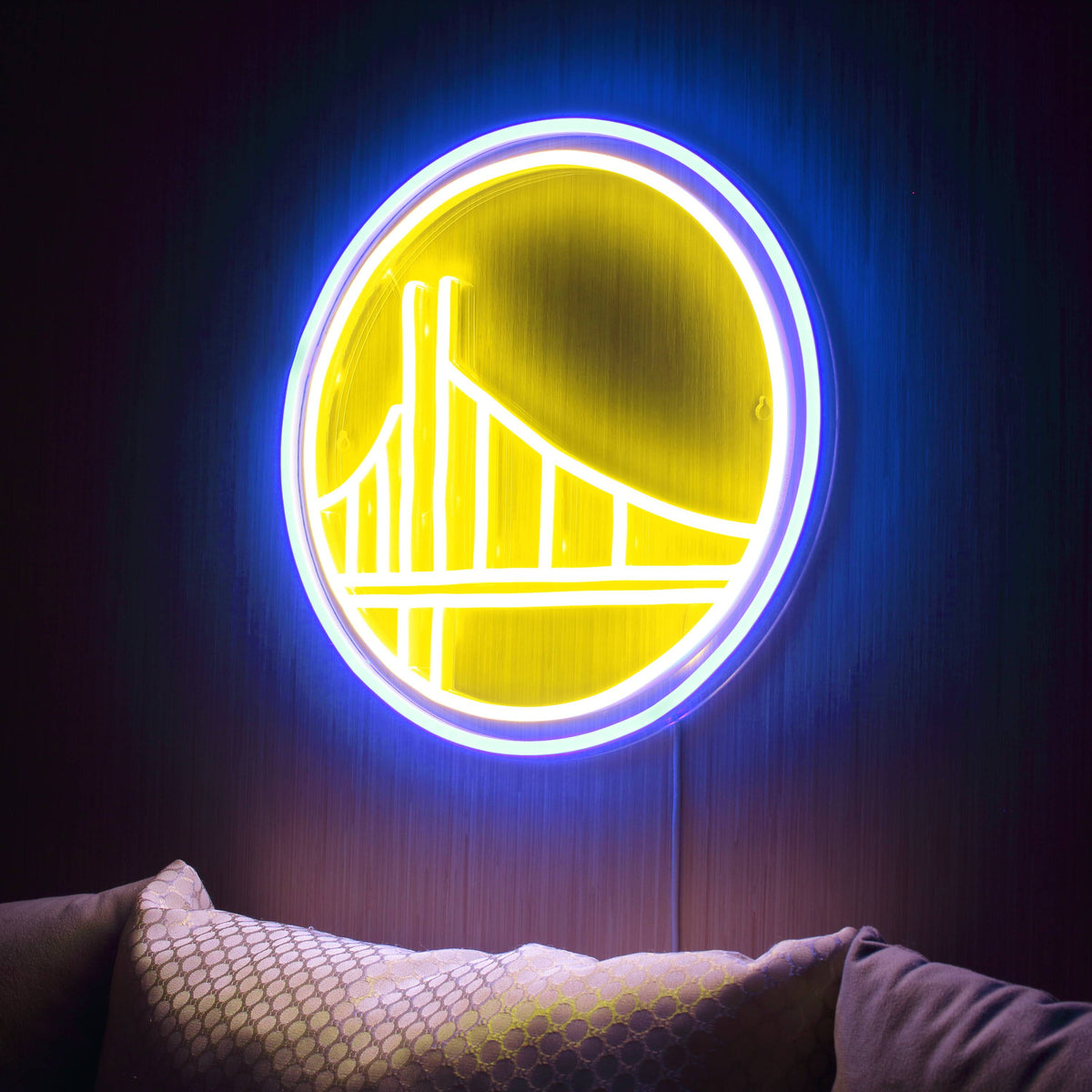 Golden State Warriors Handmade Neon Flex LED Sign