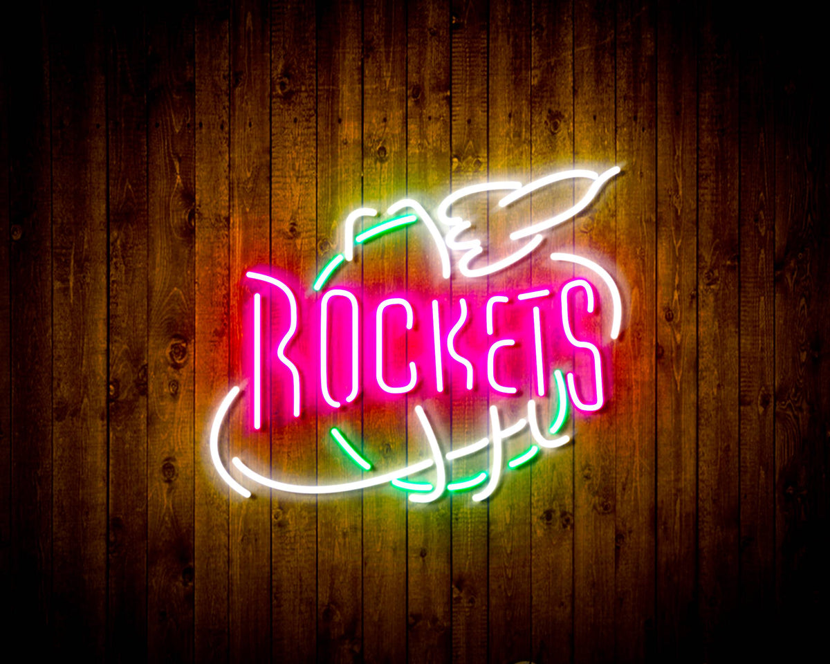 NBA Houston Rockets Handmade Neon Flex LED Sign | PRO LED SIGN