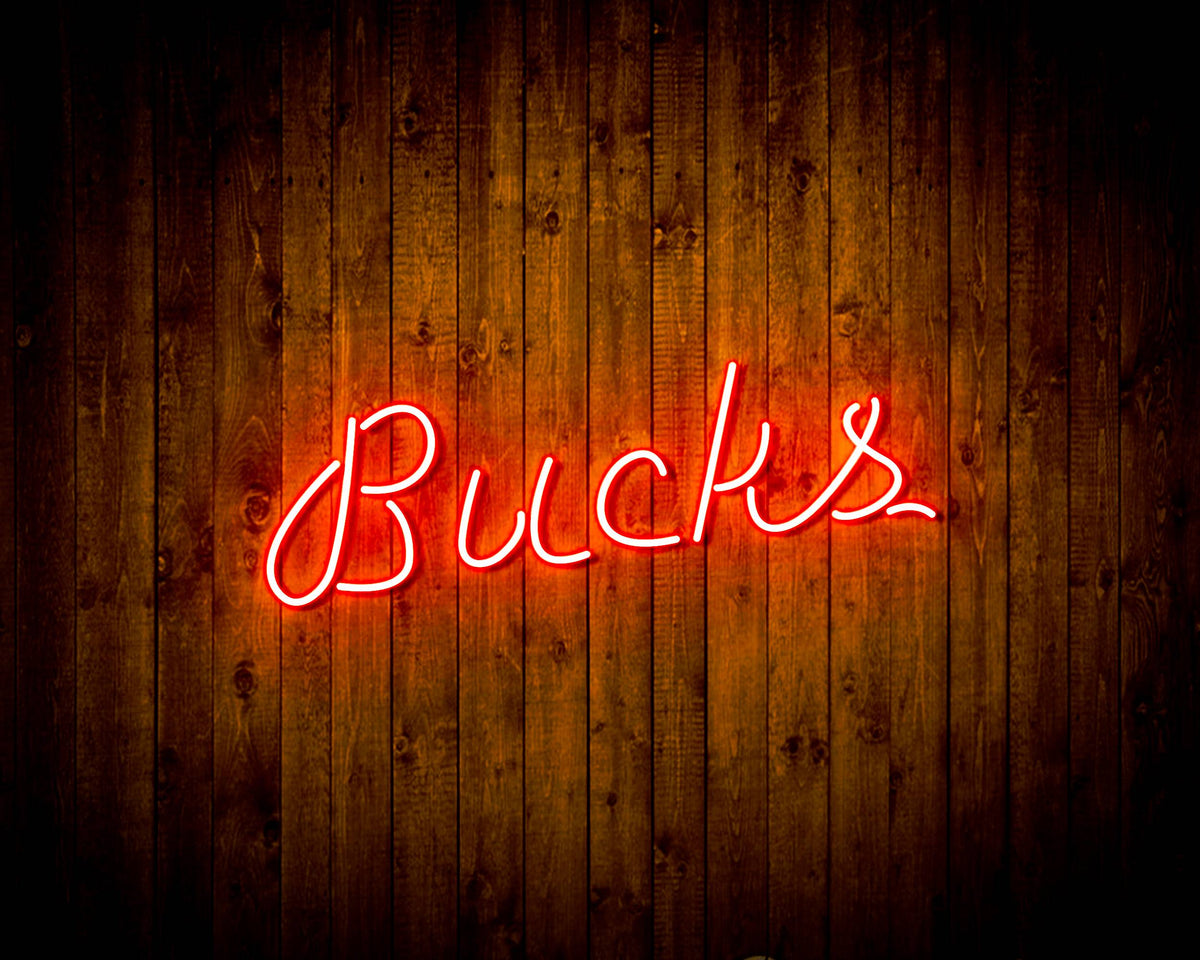 NBA Milwaukee Bucks Handmade Neon Flex LED Sign | PRO LED SIGN