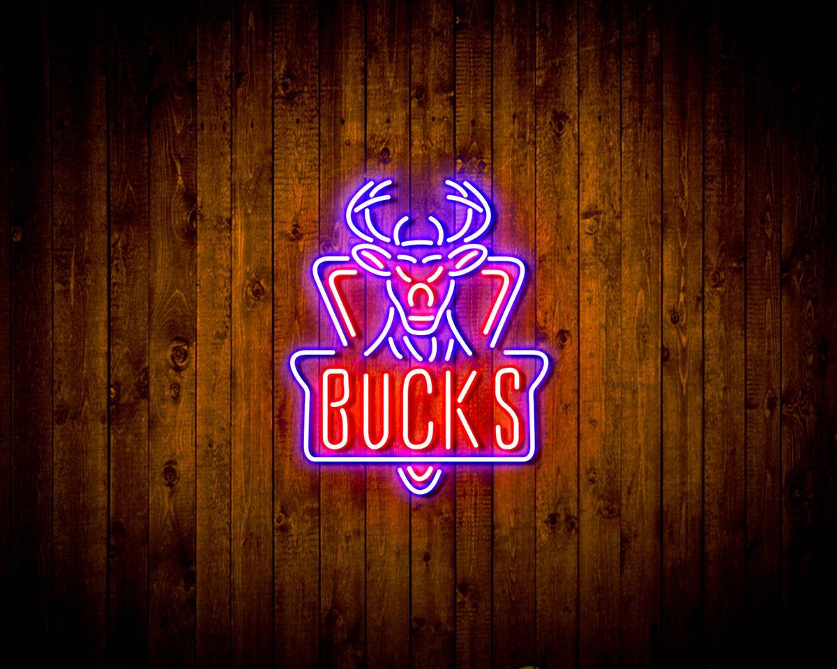 NBA Milwaukee Bucks Handmade Neon Flex LED Sign | PRO LED SIGN